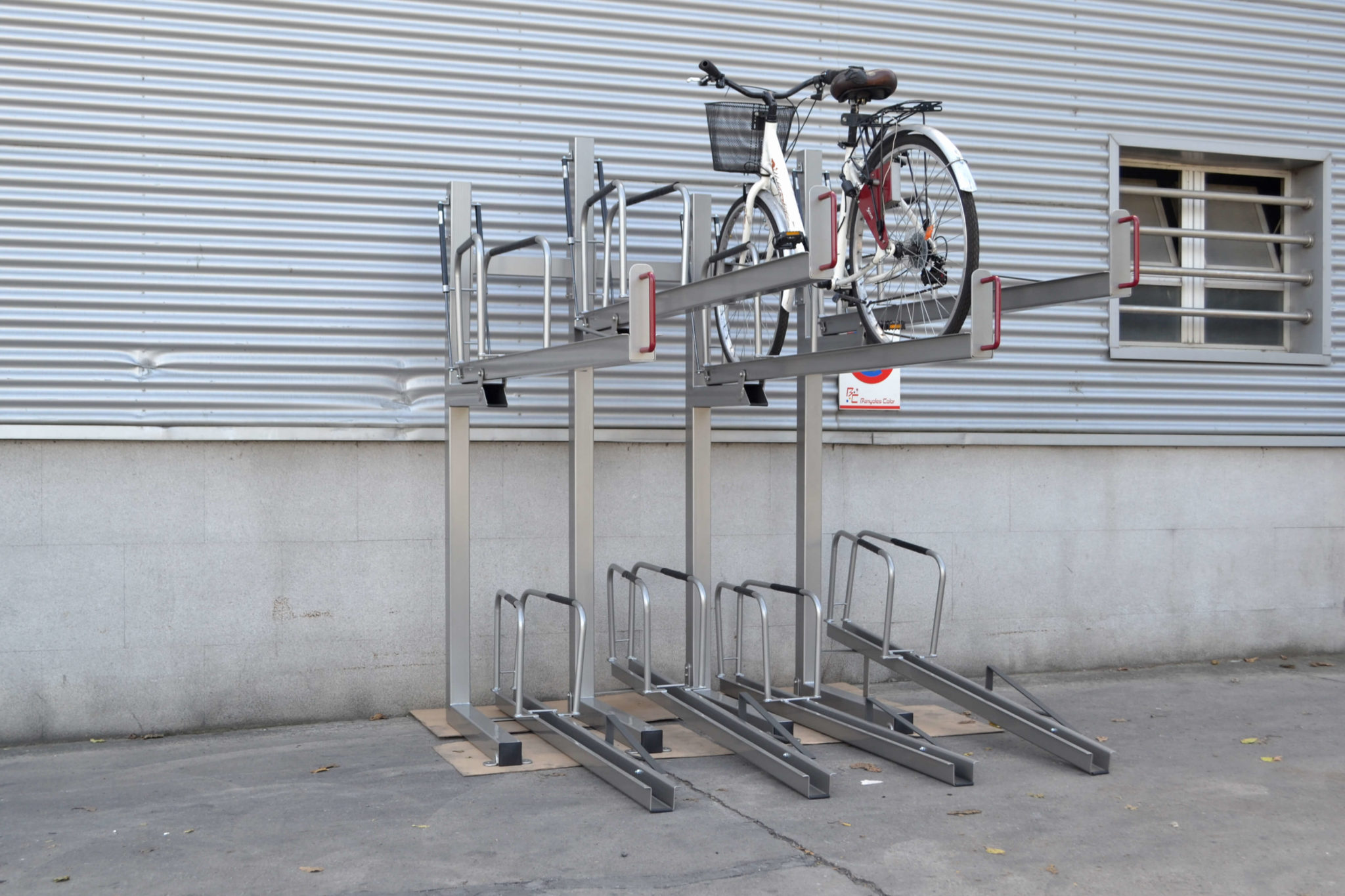 Aparcabicis de doble altura - Bicitavis